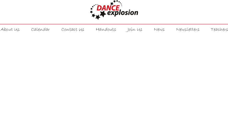 Dance Explosion - Calendar