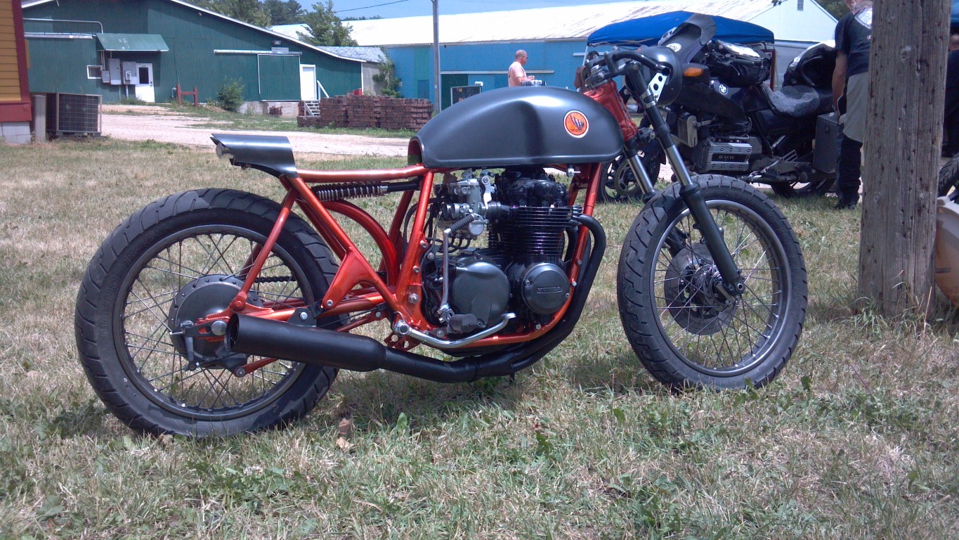 74' CB550k - From purchase to show quality in 3 weeks - 1st cafe build ...