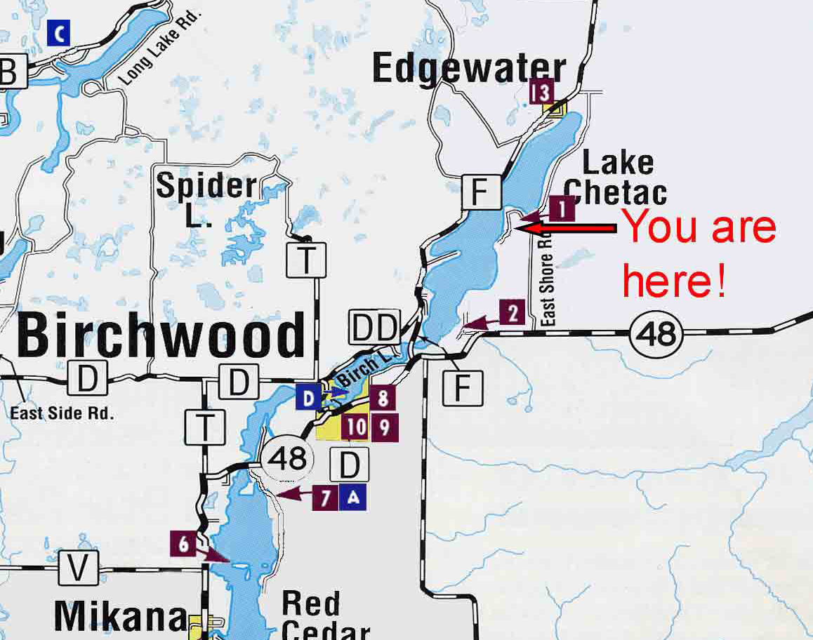 Lake Chetac Fishing Map at Deborah Mcgee blog