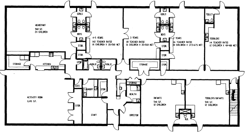 Day Care Centre Floor Plan - Infoupdate.org