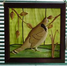 JeffArt Stained Glass/Intarsia - Partridge