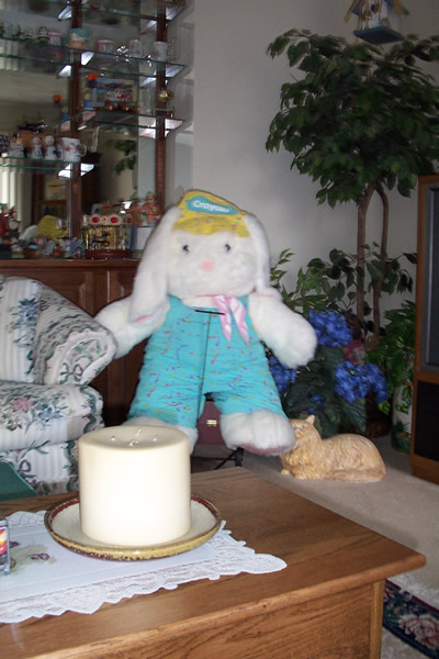 Easter and Eric's Birthday Party on March 31, 2002