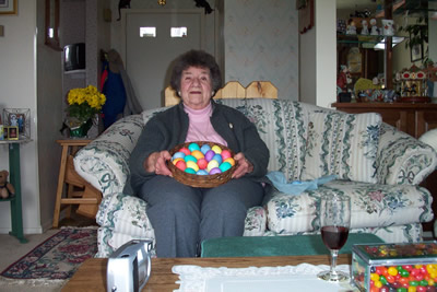 Easter and Eric's Birthday Party on March 31, 2002